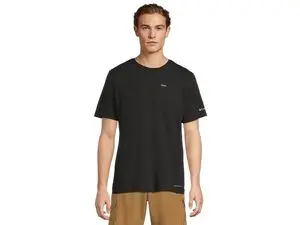 Columbia Thistletown Hillstm Pocket Tee Men's Clothing Safari Heather Black