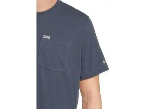 Columbia Thistletown Hillstm Pocket Tee Clothing Safari Heather - Navy