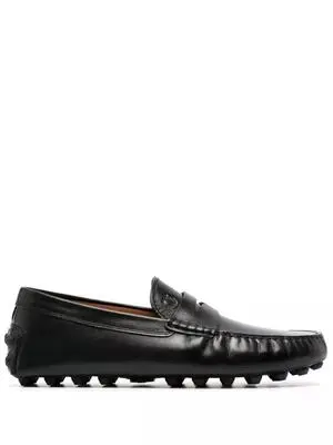 TOD'S Gommino Macro Loafers - Black