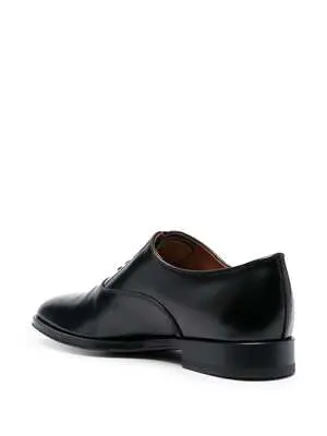 TOD'S Francesina Leather Oxford Shoes - Black