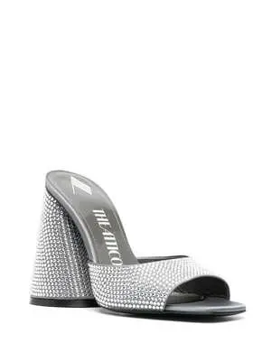 Attico Luz Embellished Sandals - Grey