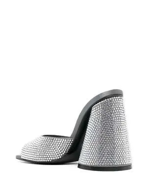 Attico Luz Embellished Sandals - Grey