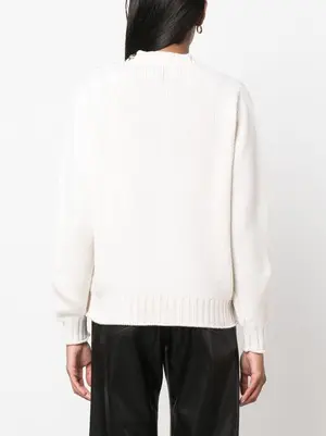 BARRIE Button-detailed Cashmere Jumper - Neutrals