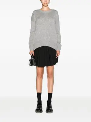 ALLUDE Drop-shoulder Cashmere Jumper