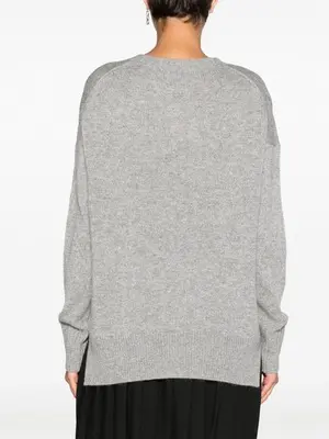 ALLUDE Drop-shoulder Cashmere Jumper