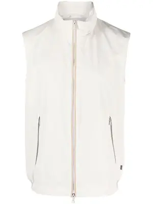 Paul & Shark Zip-up Waistcoat - Neutrals
