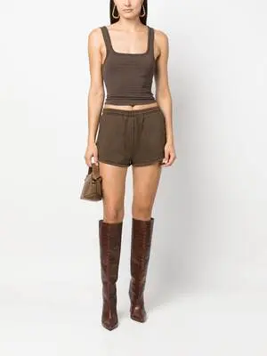 ENTIRE STUDIOS Washed Shorts - Brown