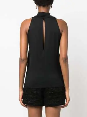 IRO PARIS High-neck Lyocell-blend Tank Top
