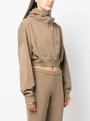 ENTIRE STUDIOS Stand-up Collar Zip-up Hoodie
