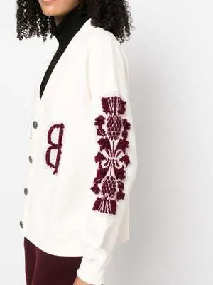 BARRIE B-logo Cardigan - Neutrals