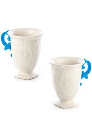 SELETTI I-wares Porcelain Mug - White
