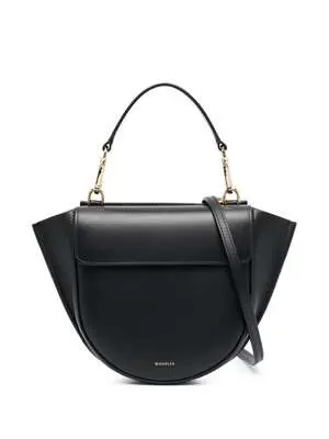 WANDLER Leather Tote Bag - Black