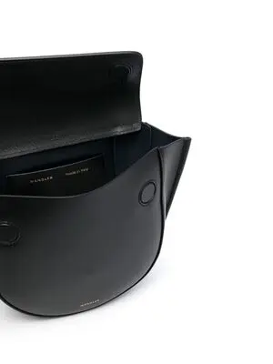 WANDLER Leather Tote Bag - Black