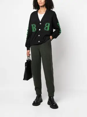 BARRIE Cashmere Knitted Trousers - Green