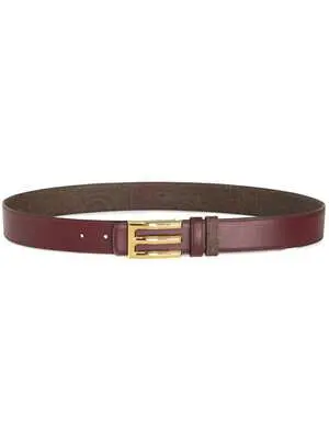 Etro Paisley-print Reversible Belt - Red