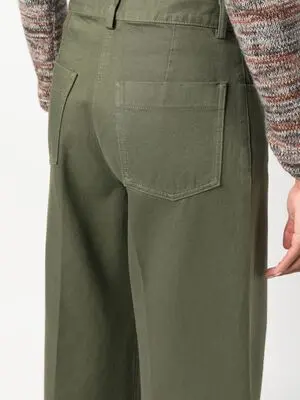 Aspesi Wide-leg High-waisted Trousers