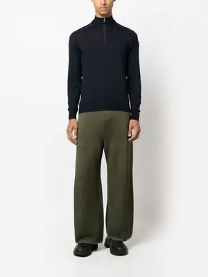 Paul & Shark Logo-patch Roll-neck Jumper - Blue