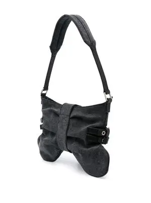 Blumarine Small Butterfly Shoulder Bag - Grey