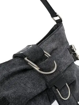 Blumarine Small Butterfly Shoulder Bag - Grey