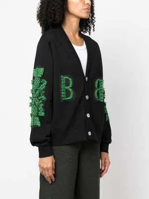 BARRIE B-logo Cardigan - Black
