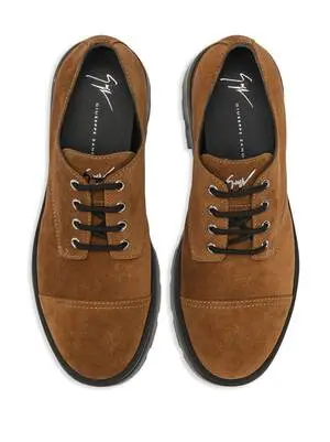 GIUSEPPE ZANOTTI Lapley Suede Derby Shoes