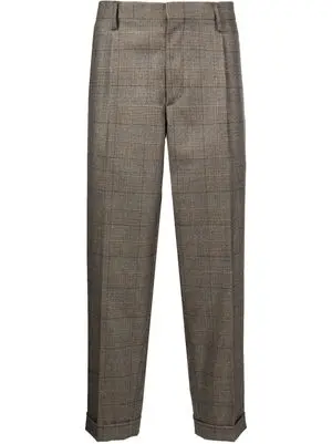 Kolor Plaid Tailored Trousers