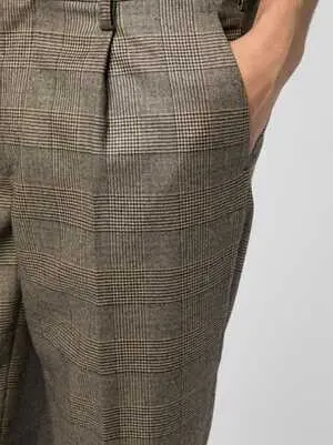 Kolor Plaid Tailored Trousers