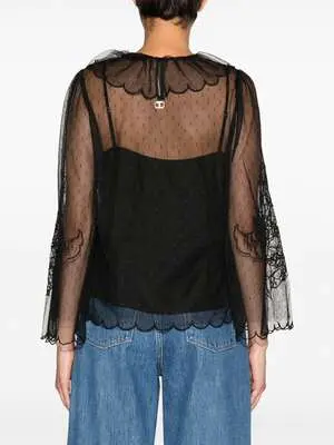 TWINSET Layered Lace Blouse