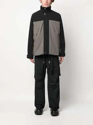 Sacai Funnel-neck Reversible Jacket