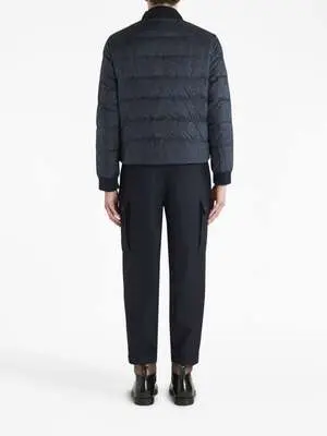 Etro Paisley-print Padded Jacket - Blue