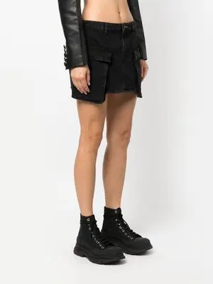 3x1 Celine Denim Cargo Skirt