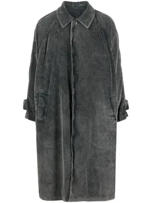 UMA WANG Corduroy Cotton Trench Coat