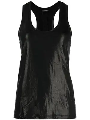 TOM FORD Laminated Tank Top - Black