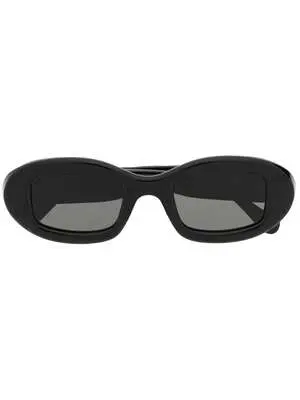 RETROSUPERFUTURE Oval Frame Sunglasses - Black