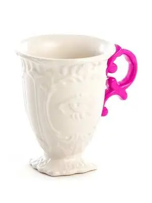 SELETTI I-wares Porcelain Mug - White
