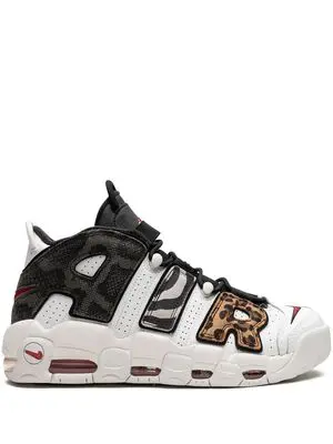 Nike Air More Uptempo Animal Instinct Sneakers - White
