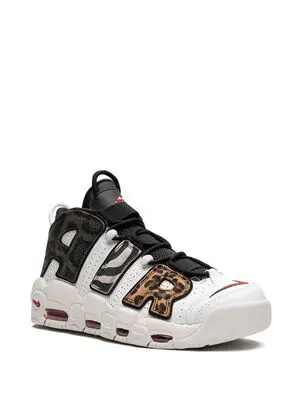 Nike Air More Uptempo Animal Instinct Sneakers - White