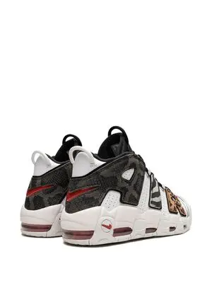 Nike Air More Uptempo Animal Instinct Sneakers - White