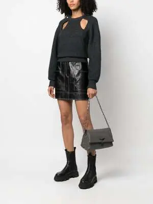 Zadig&Voltaire Rocky Grained Shoulder Bag