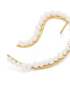 BEATRIZ PALACIOS Bandage Pearl-embellished Single Earring
