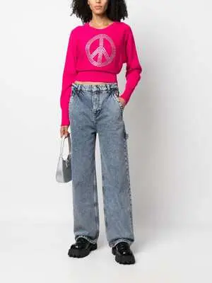 Moschino High-rise Straight-leg Jeans