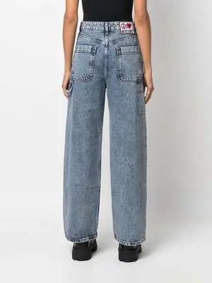 Moschino High-rise Straight-leg Jeans