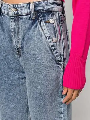 Moschino High-rise Straight-leg Jeans