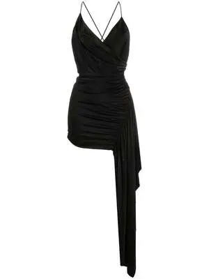 Alexandre Vauthier Asymmetric Draped Minidress