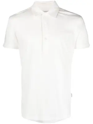 Orlebar Brown Sebastian Cotton-silk Polo Shirt White
