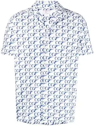 Orlebar Brown Howell James Bond-print Shirt - White