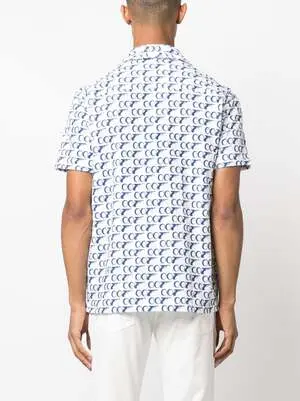 Orlebar Brown Howell James Bond-print Shirt - White