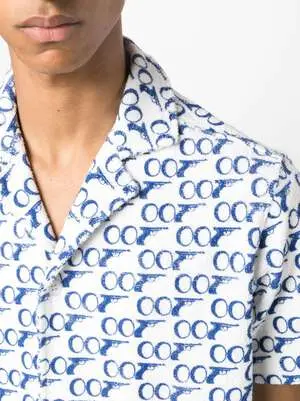 Orlebar Brown Howell James Bond-print Shirt - White