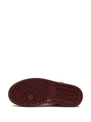 JORDAN Air 1 Mid Tiki Leaf Sneakers - Red