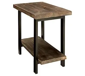 ALATERRE FURNITURE Pomona Metal And Wood End Ta Ble - One-color